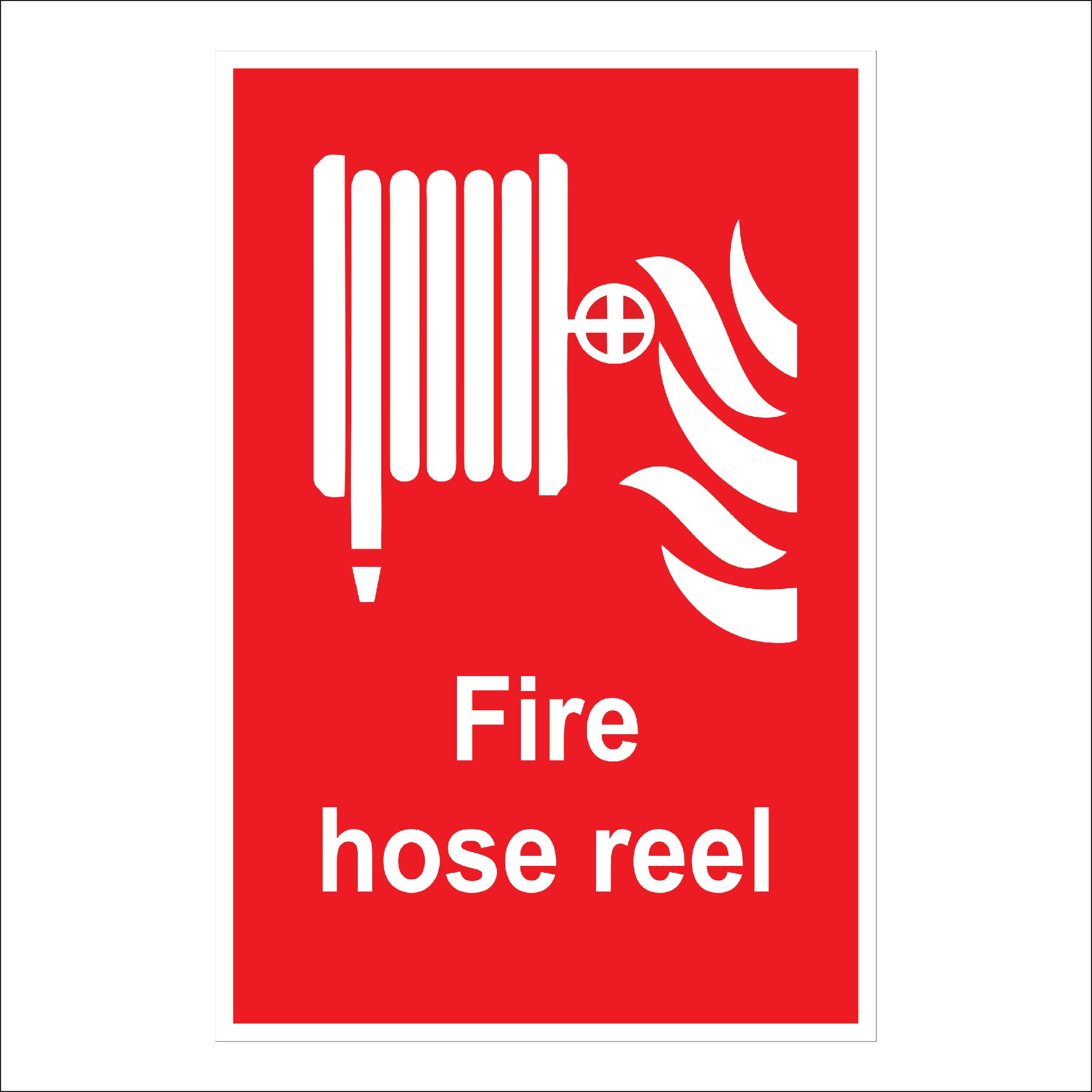 Fire Hose Reel Sign | High Visibility & Durable Fire Safety Indicator ...