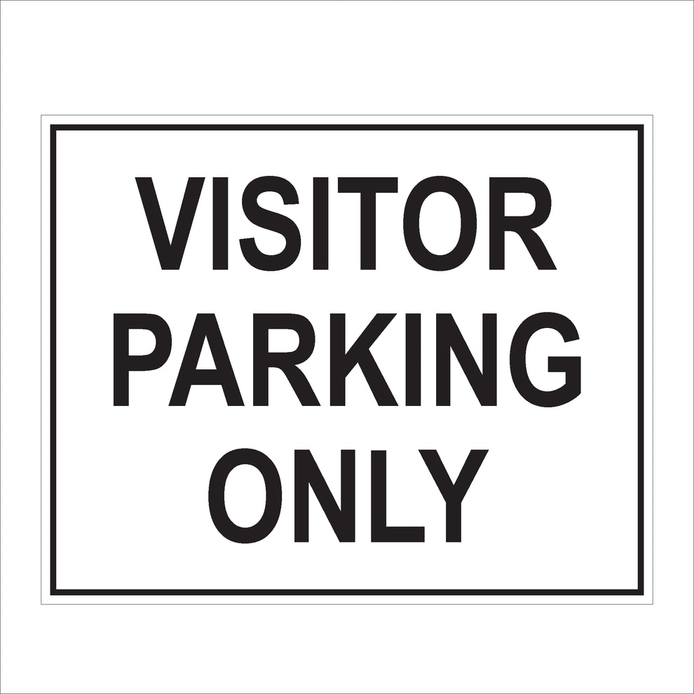 Visitor Parking Sign 2 | High Visibility & Durable Parking Designation ...