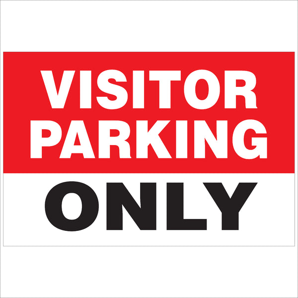 Visitor Parking Sign 3 | High Visibility & Durable Parking Designation ...